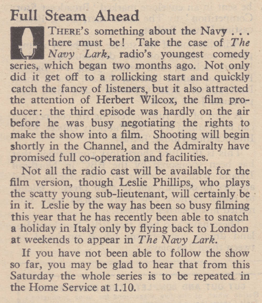 The Navy Lark Guide - Image and Photo Gallery - The Classic BBC Radio ...