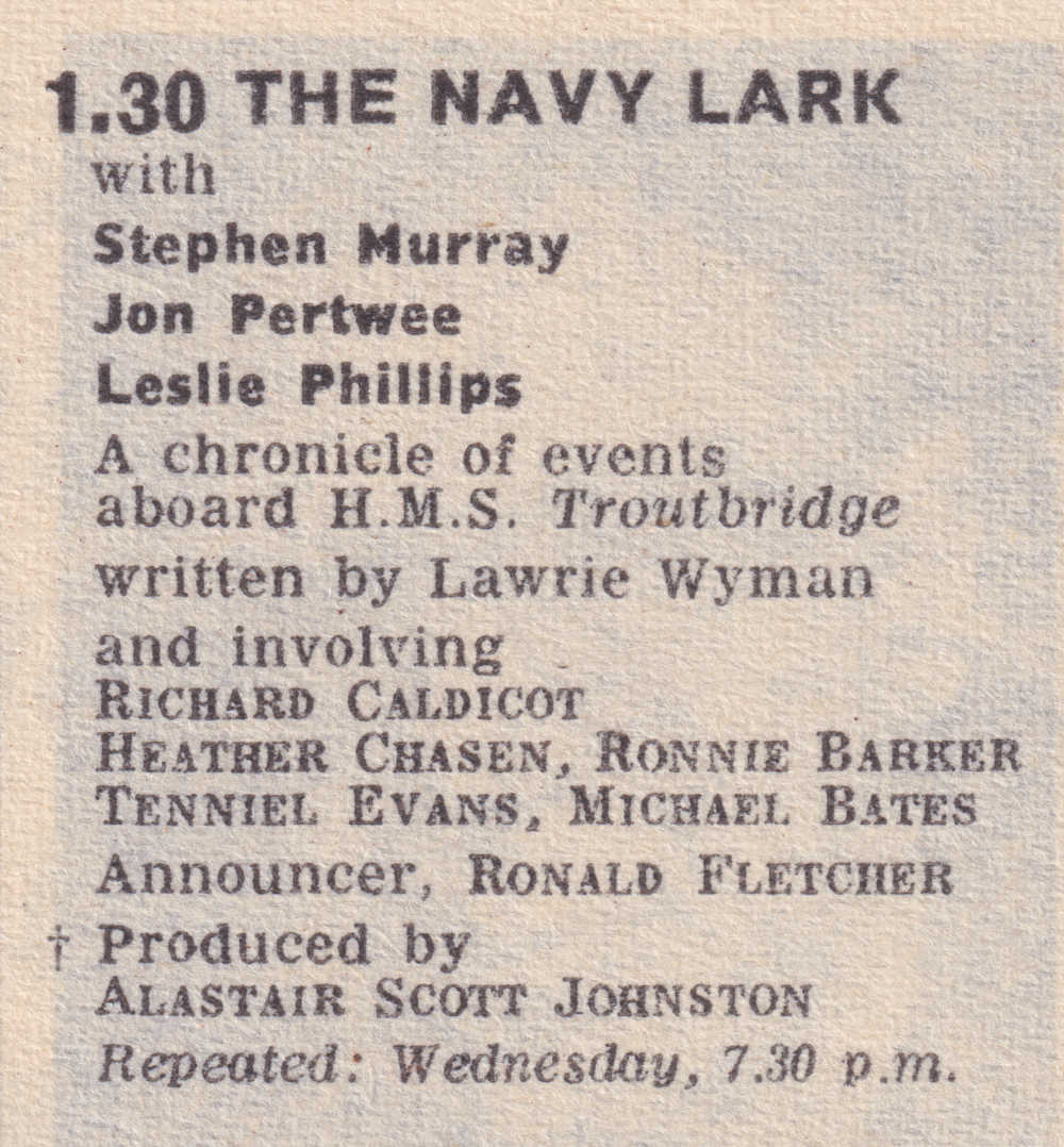 The Navy Lark Guide - Image and Photo Gallery - The Classic BBC Radio ...