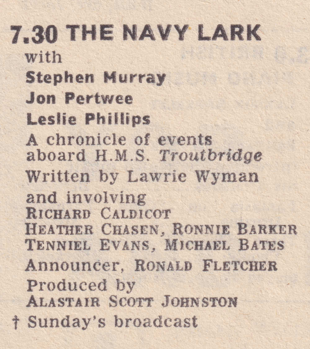 The Navy Lark Guide - Image and Photo Gallery - The Classic BBC Radio ...