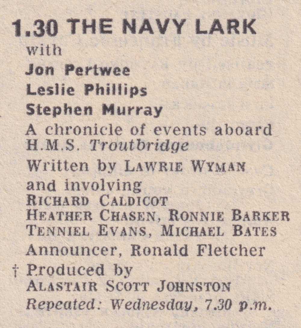 The Navy Lark Guide - Image and Photo Gallery - The Classic BBC Radio ...